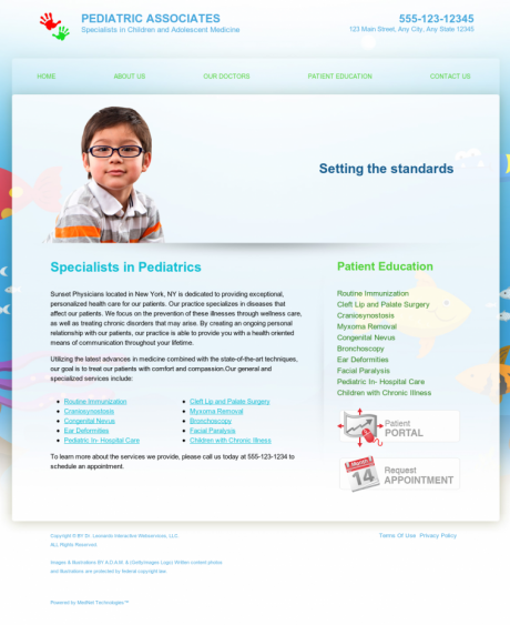 Pediatrics Website Design | Healthcare Web Development