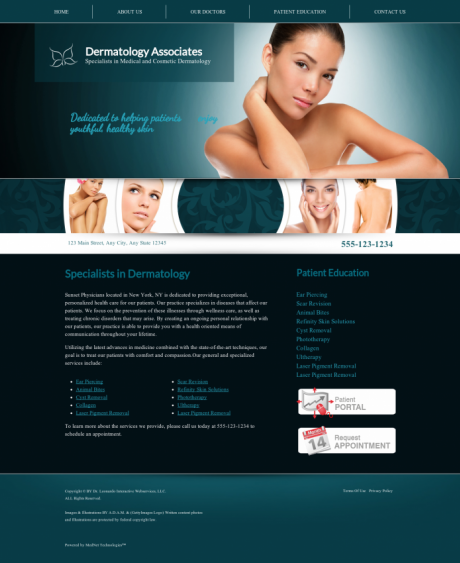 Dermatology Website Design | Streamline Patient Engagement