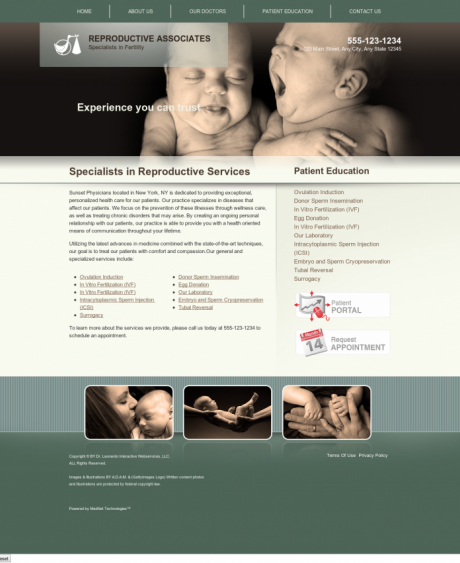 Reproductive Services Website Design | Streamline Patient Engagement