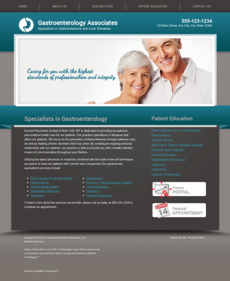 Gastroenterology Website Design | Healthcare Web Development