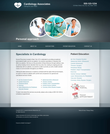 Cardiology & Cardiovascular Website Design | SEO & Marketing