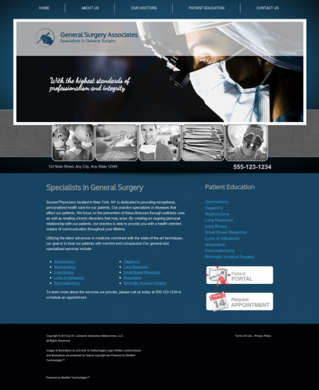 General Surgery Website Design | Healthcare Web Development