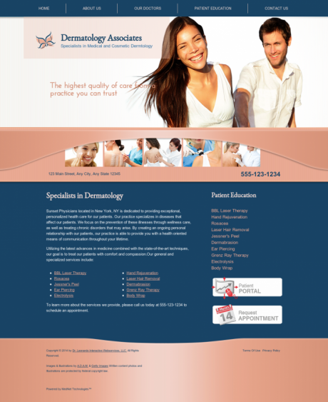 Dermatology Website Design | Streamline Patient Engagement
