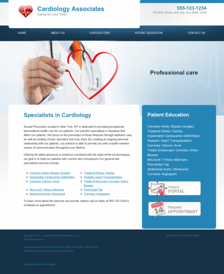 Cardiology & Cardiovascular Website Design | SEO & Marketing
