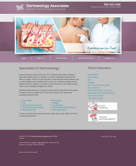 Dermatology Website Design | Streamline Patient Engagement