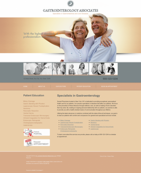 Gastroenterology Website Design | Healthcare Web Development