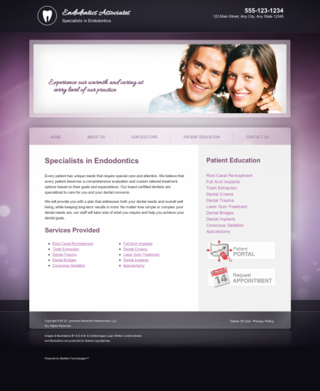 Endodontics Website Design | Streamline Patient Engagement