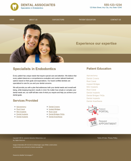 Endodontics Website Design | Streamline Patient Engagement