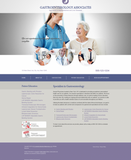 Gastroenterology Website Design | Healthcare Web Development