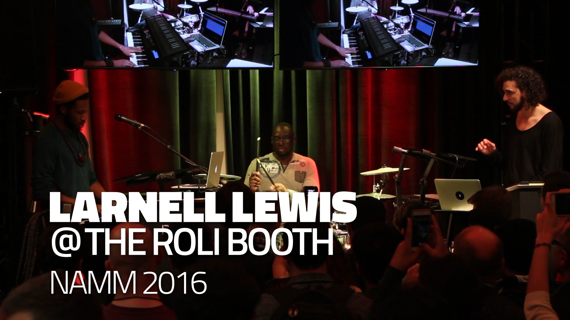 Larnell Lewis Performing at NAMM 2016 - Drumeo