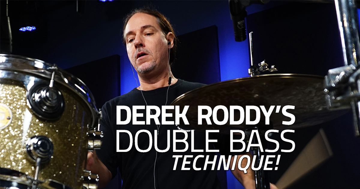 Derek Roddy's Double Bass Technique