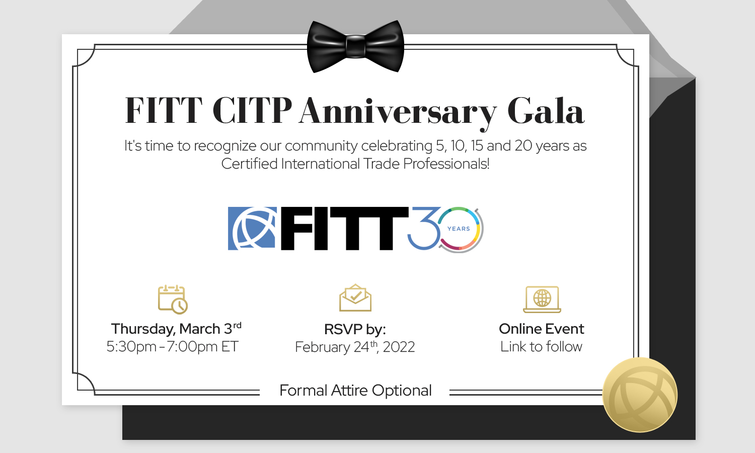 FITT CITP Anniversary Gala | Forum for International Trade Training (FITT)
