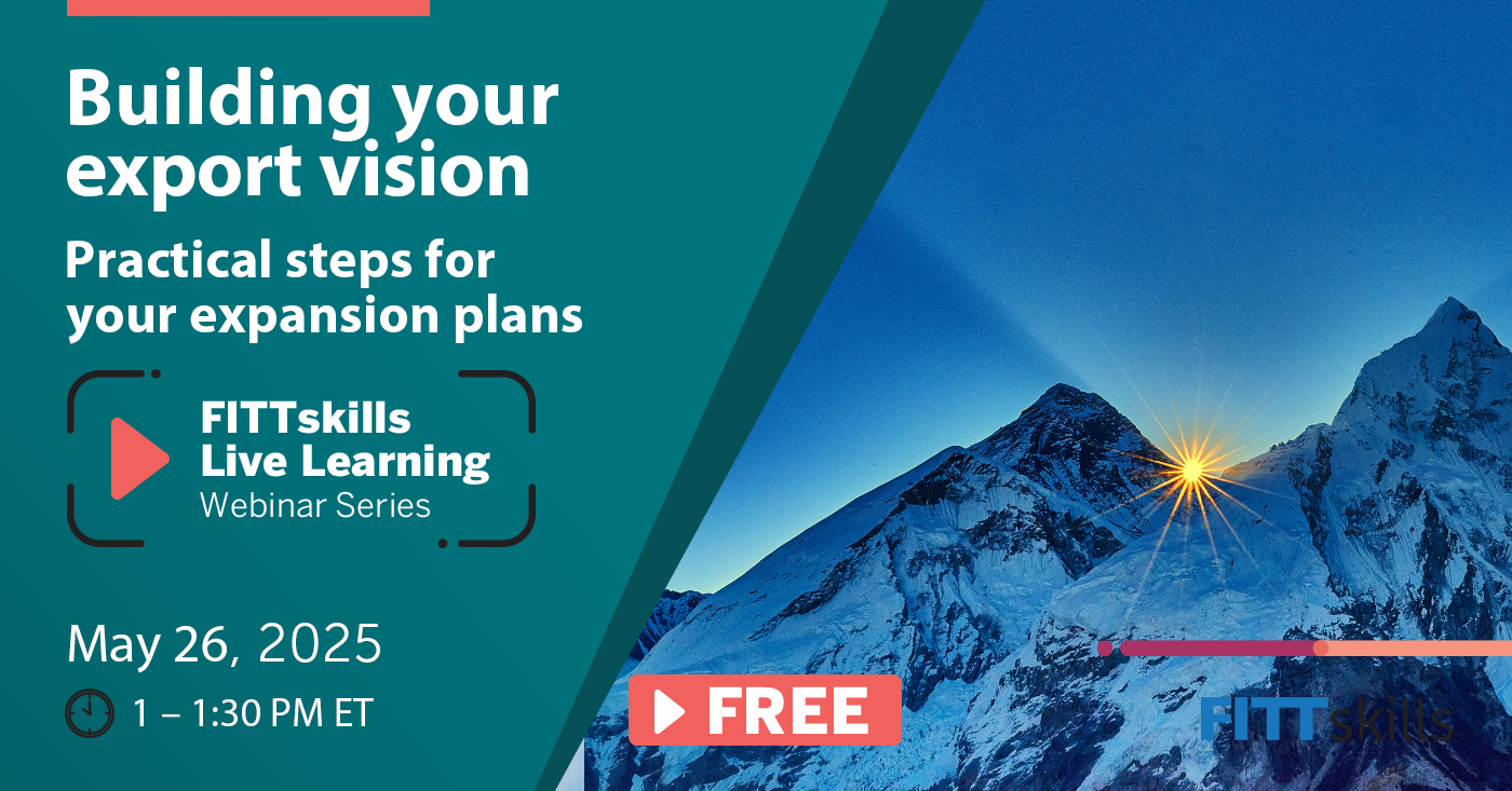 Building an export vision – practical steps for your expansion plans ...