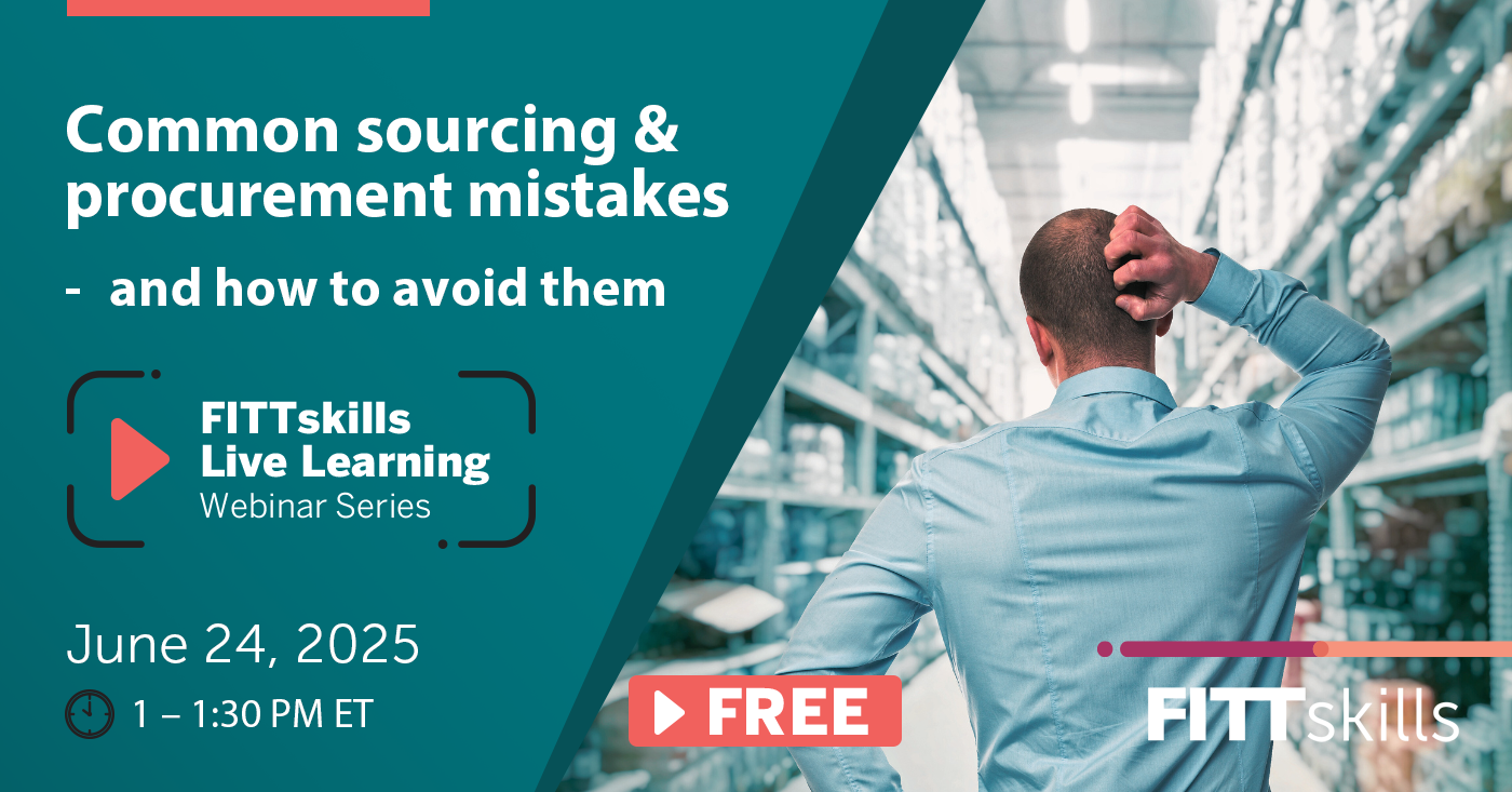 Common sourcing & procurement mistakes & how to avoid them | Forum for International Trade ...