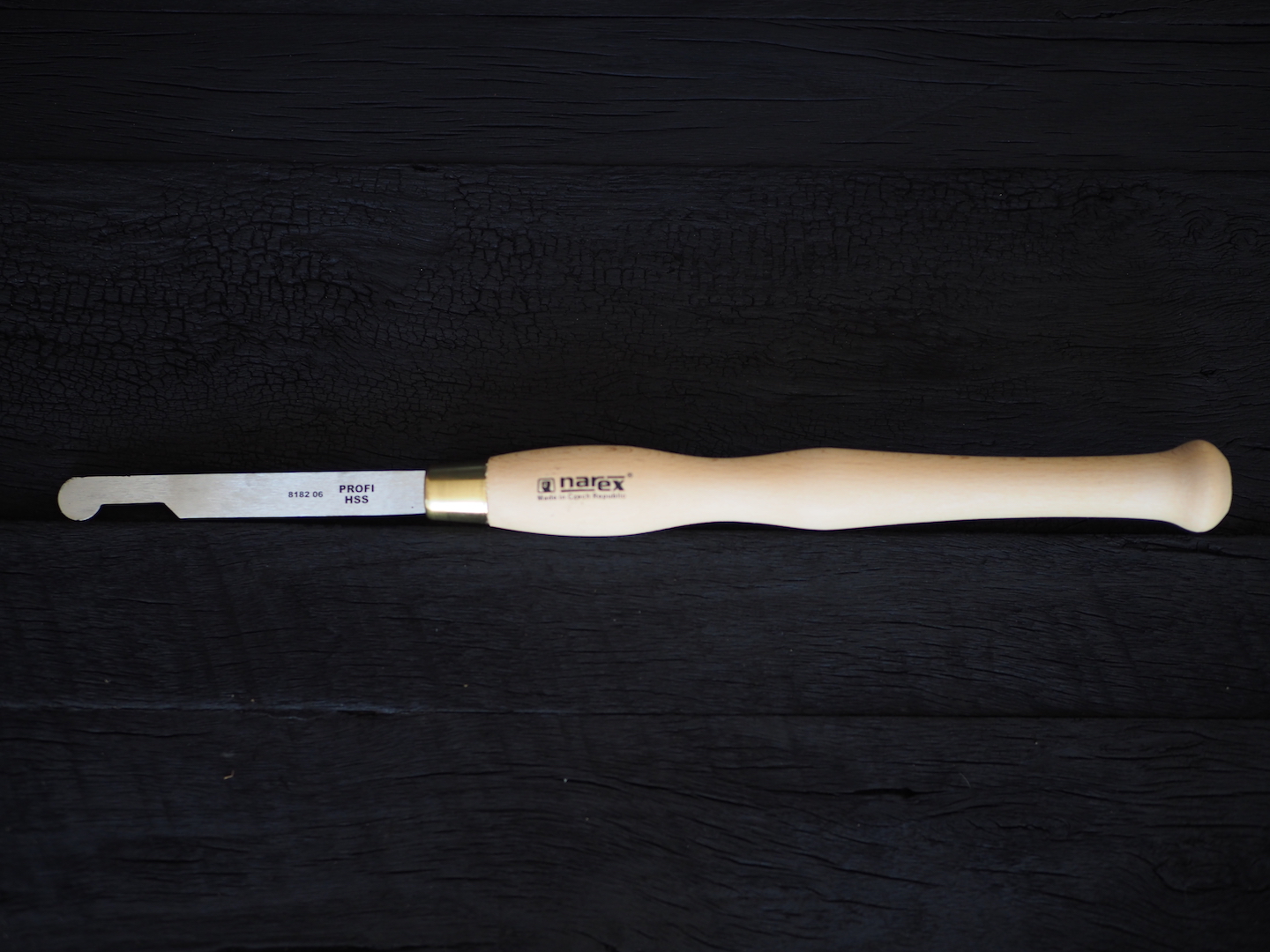 Round Side Cutting Scraper (Right) - HSS - Dubbeld Wood Tools