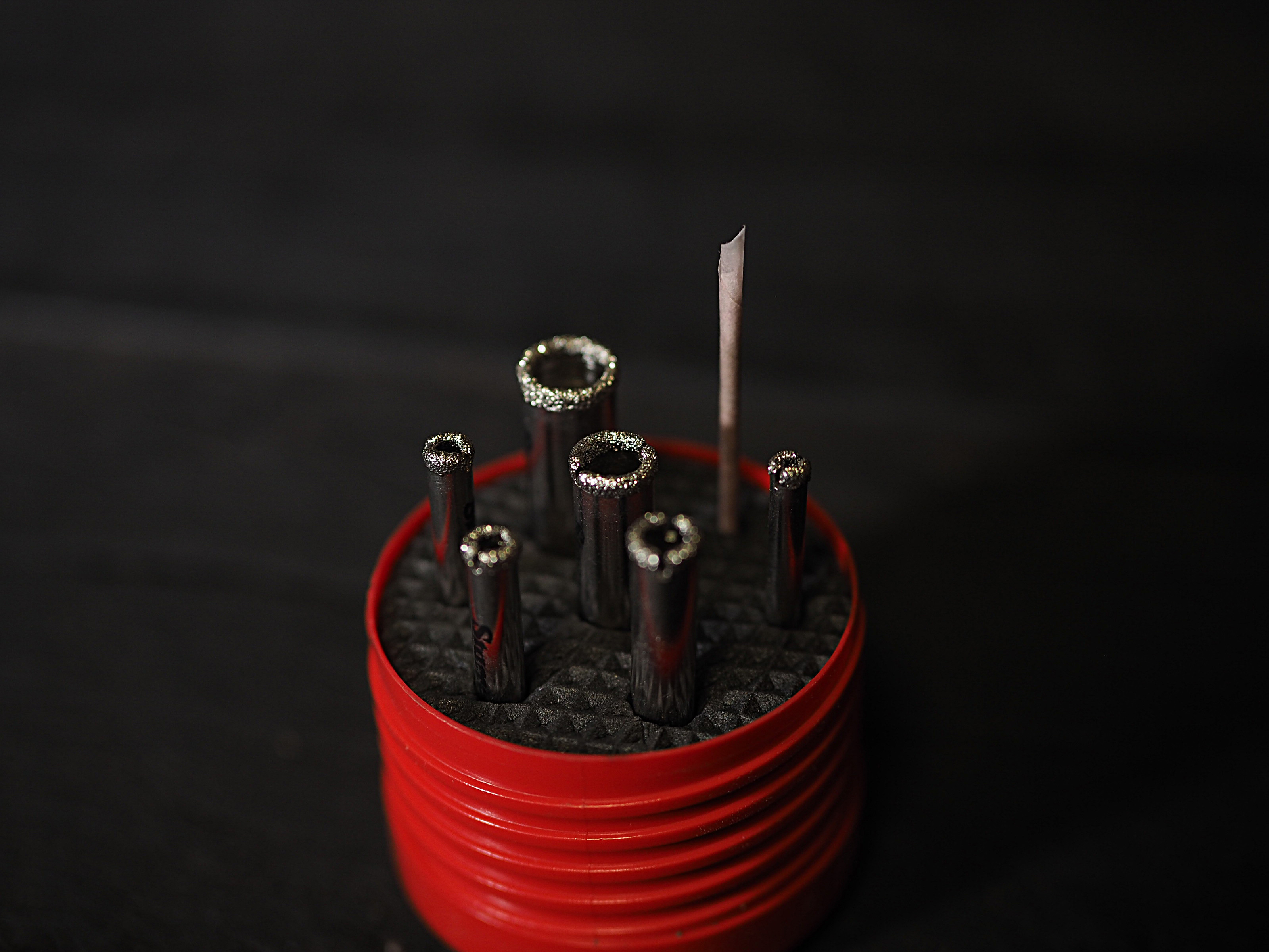 7 Piece Diamond Tile Hole Saw Kit - Dubbeld Wood Tools