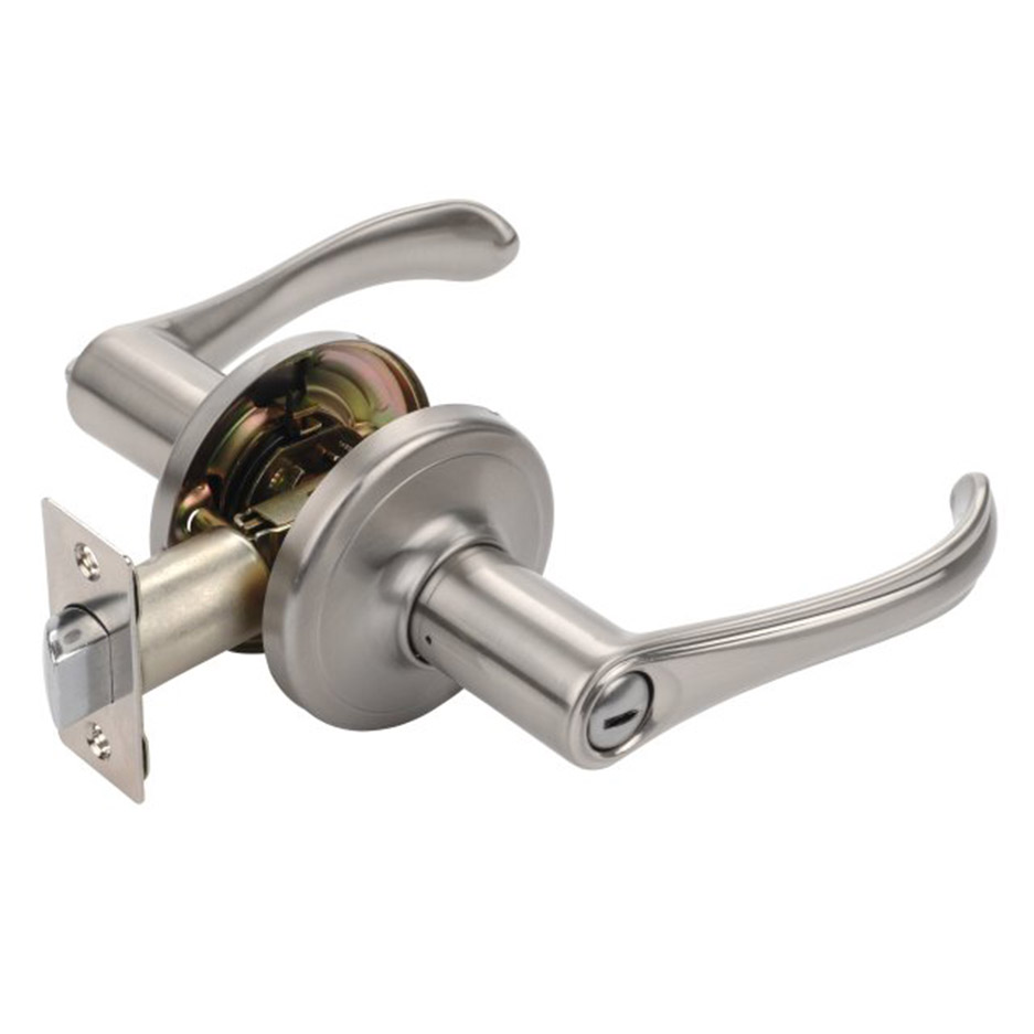 Vail Privacy Door Hardware Door Lever Knob Satin Nickel | eBay