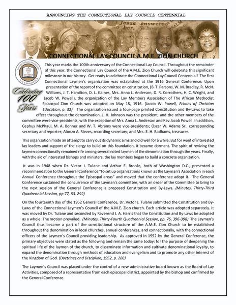 Lay Council | Steele Hill A.M.E. Zion Church