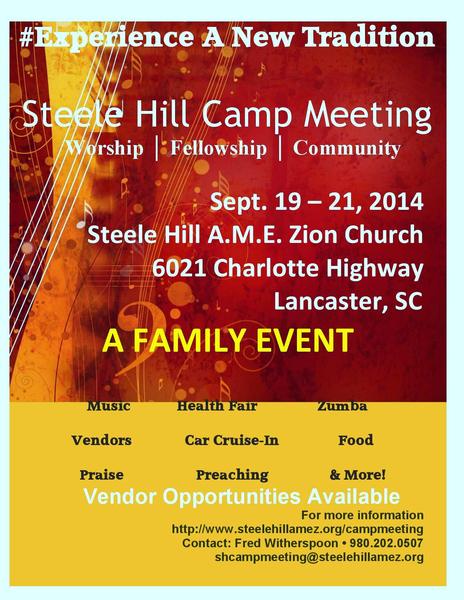 Camp Meeting 2014 | Steele Hill A.M.E. Zion