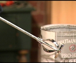 Stirring the Paint.