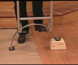 The Pro Base ladder base -- the BEST self leveling feet for your ladder.