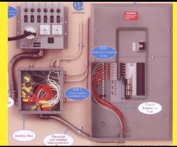 Transfer switch for emergency power generators.