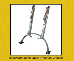 The Pro Base ladder base -- the BEST self leveling feet for your ladder.