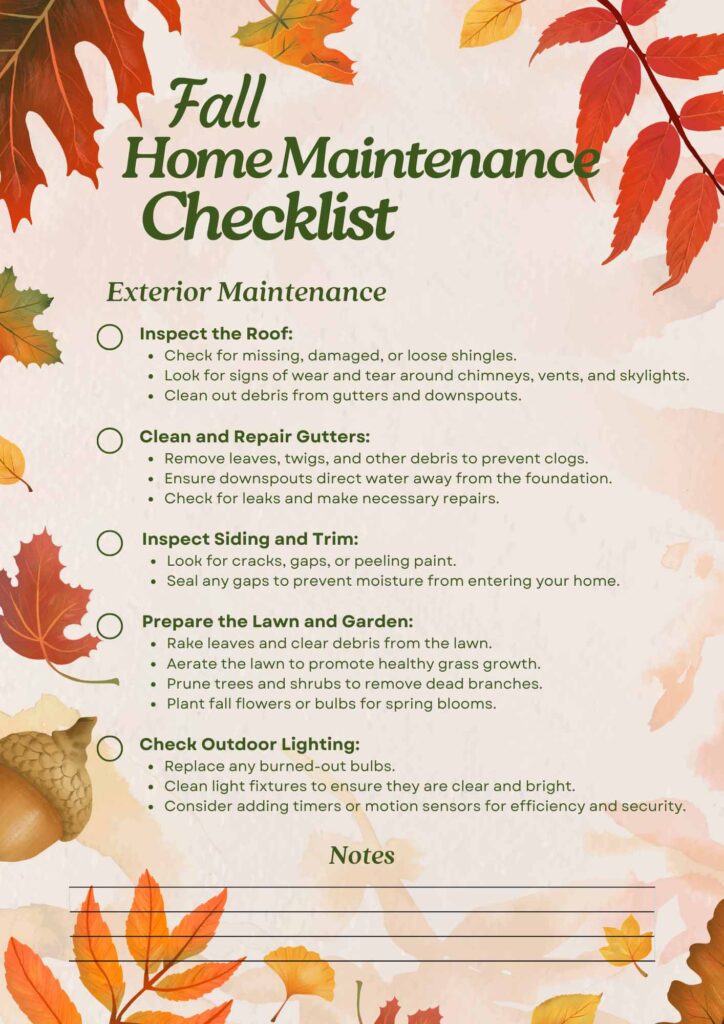 Fall Home Maintenance Checklist | Keller Williams Capital Properties