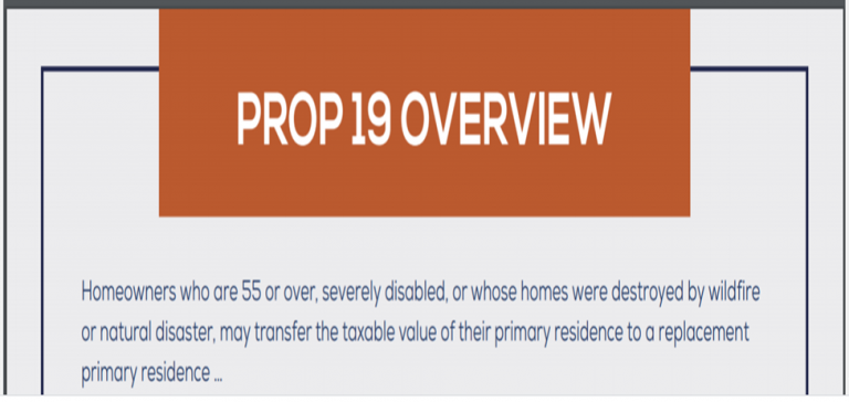 Prop 19 Explained: How to Transfer Your Low Property Taxes to Your New Home