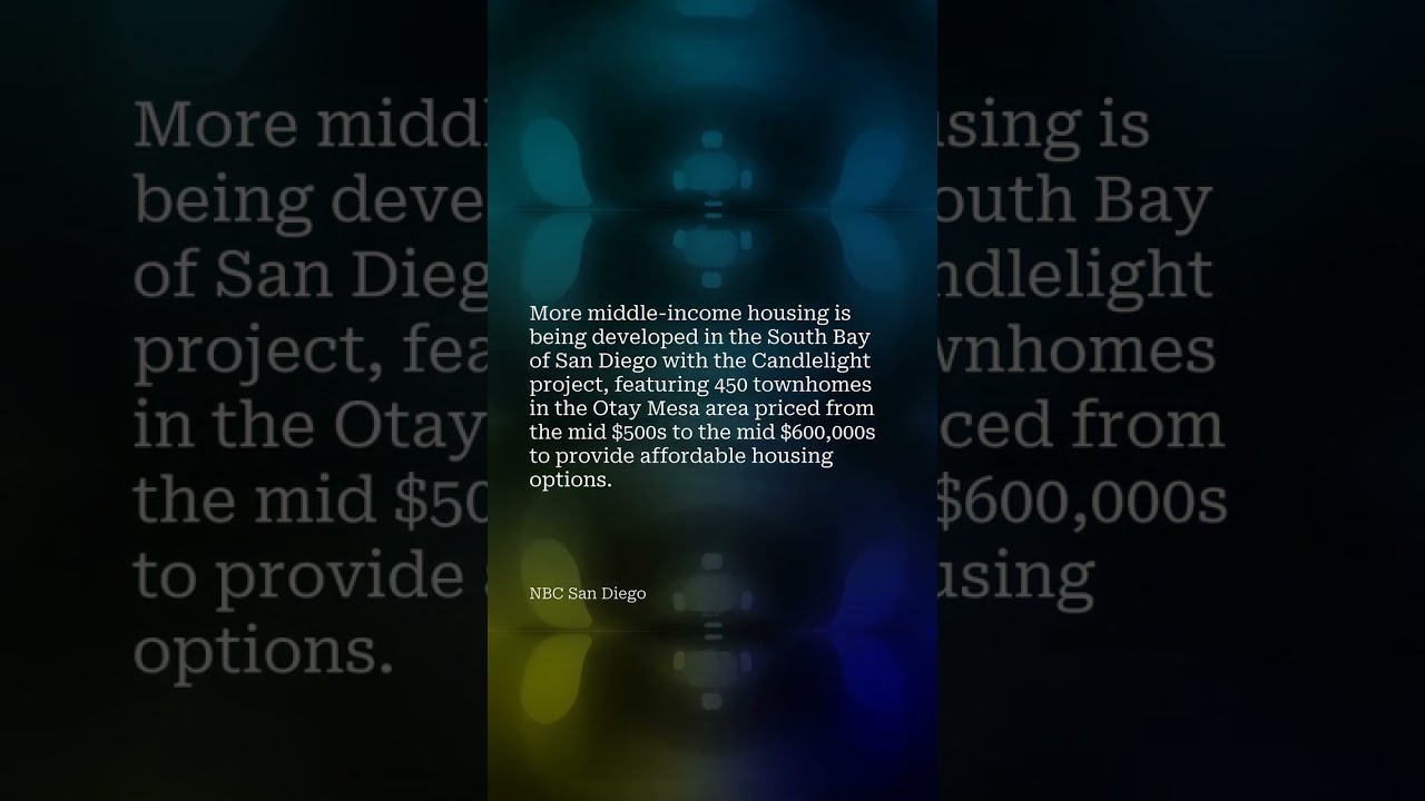 New middle-income housing coming to San Diego's South Bay | Homes In ...