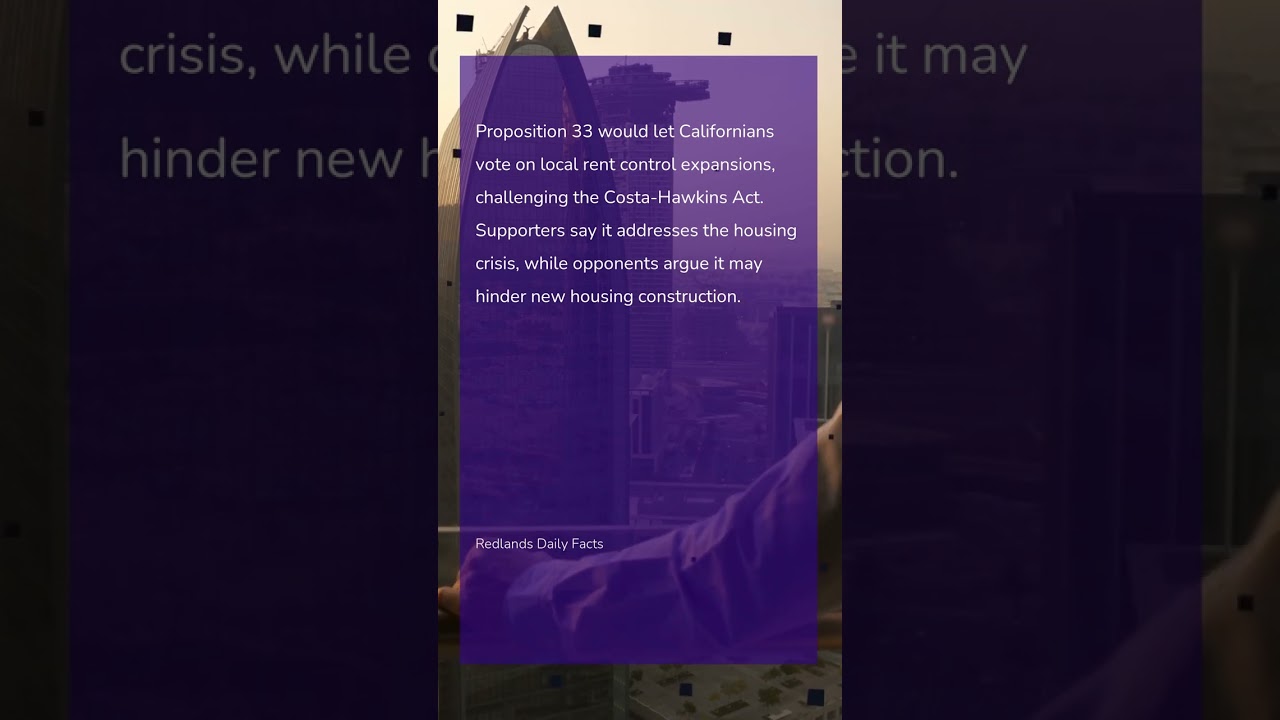 Your guide to Prop 33: Local expansions of rent control | Homes In San ...