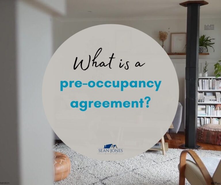 What is a pre-occupancy agreement?