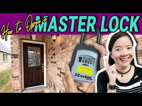 How to Open Master Lock Box | The Houston Suburb Group