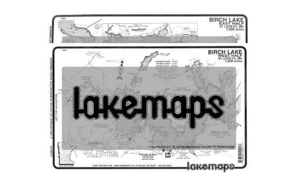 St. Louis County, MN - Birch Lake - MAP PACK - Lakemap - 13806