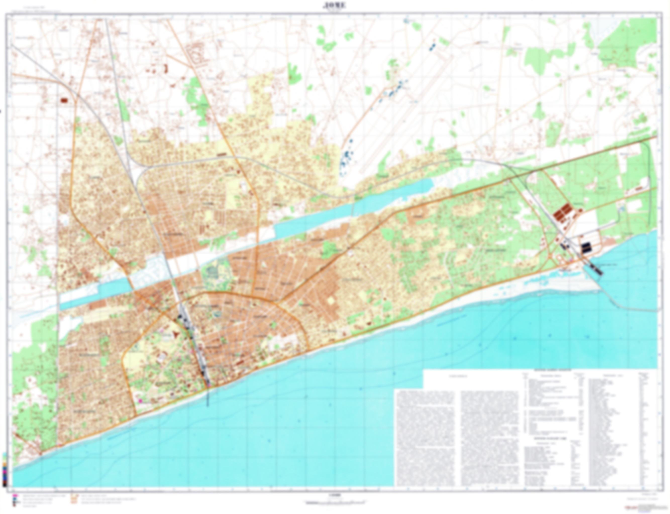 Lome (Togo) - Soviet Military City Plans