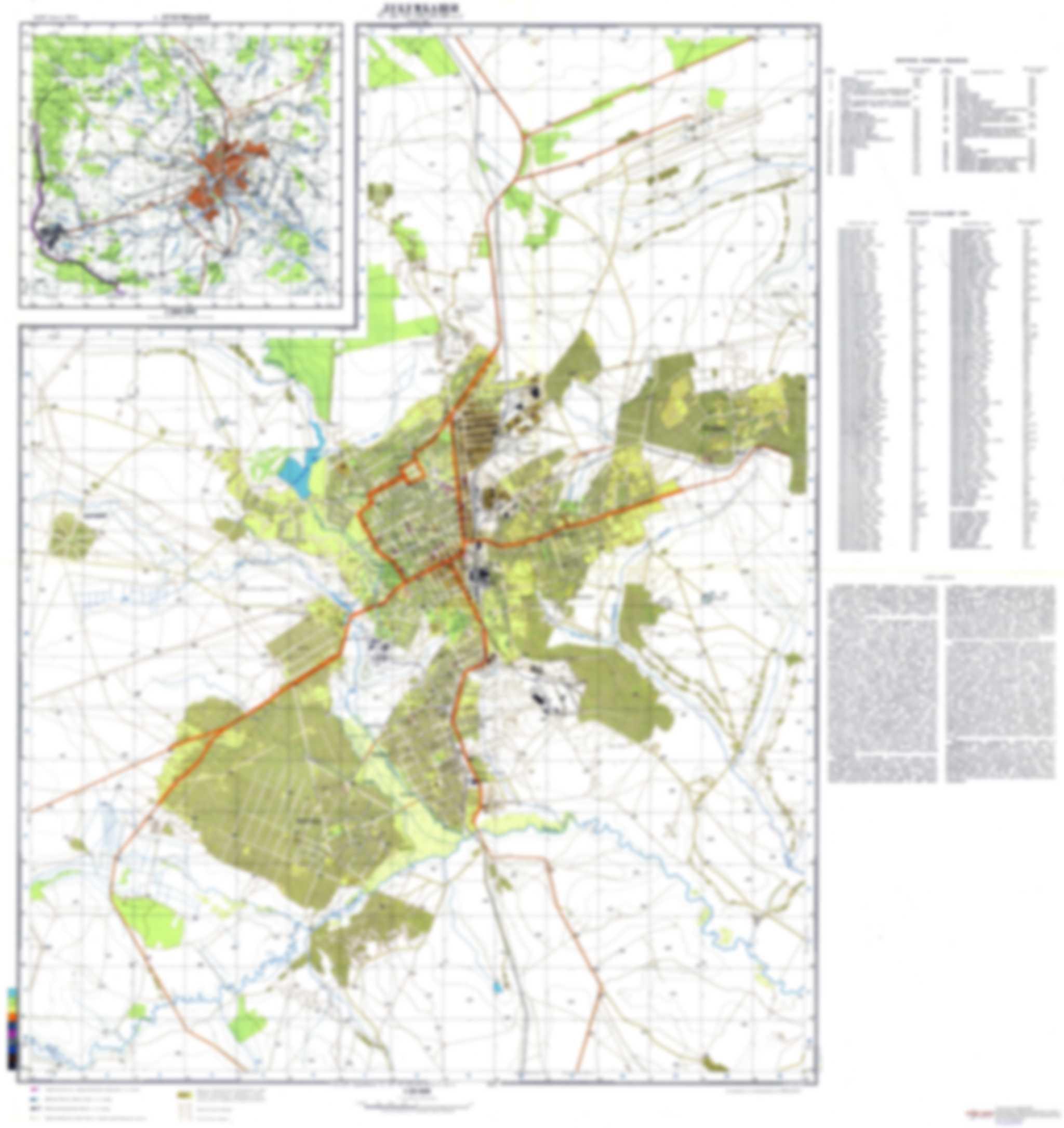 Lubumbashi (DRC) - Soviet Military City Plans