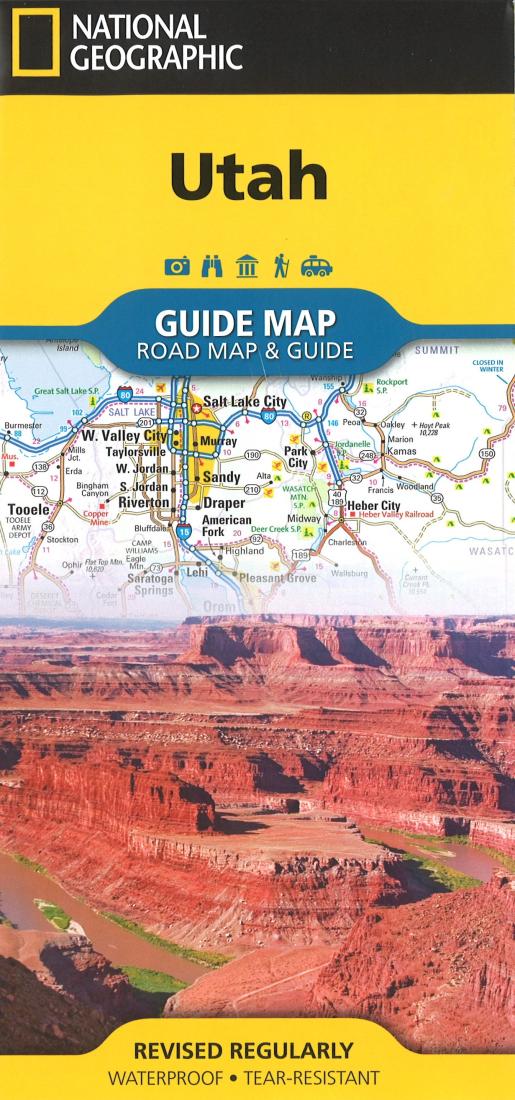 Utah Road Map & Guide by National Geographic Maps