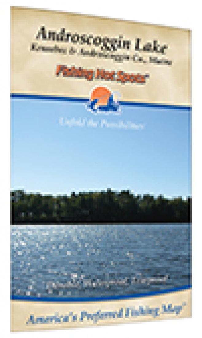 Androscoggin Lake Fishing Map by Fishing Hot Spots