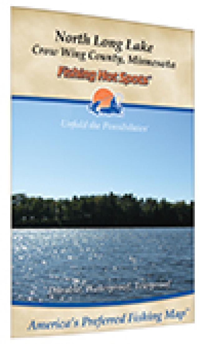 North Long Lake Fishing Map by Fishing Hot Spots