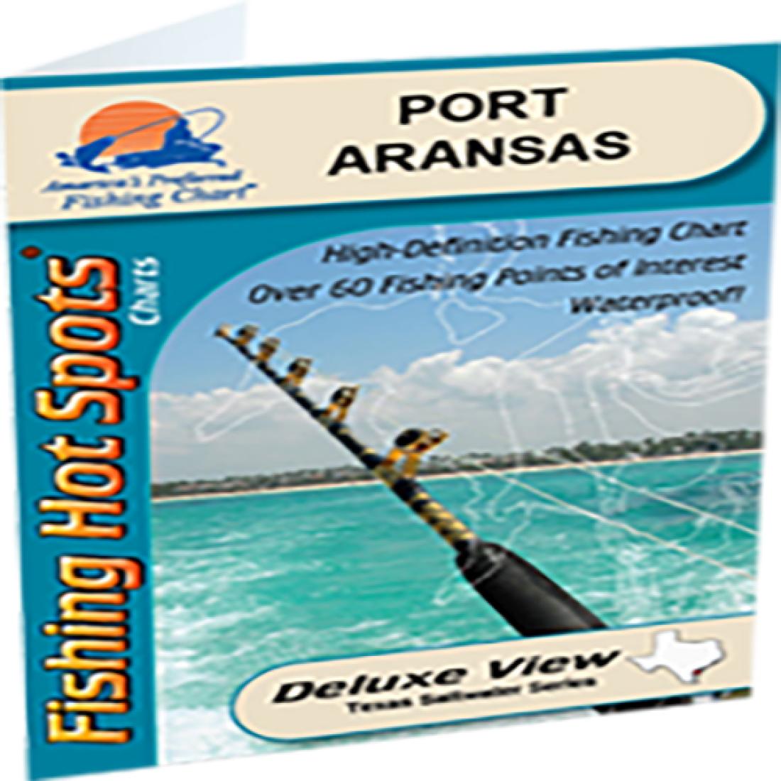 Port Aransas Fishing Map by Fishing Hot Spots