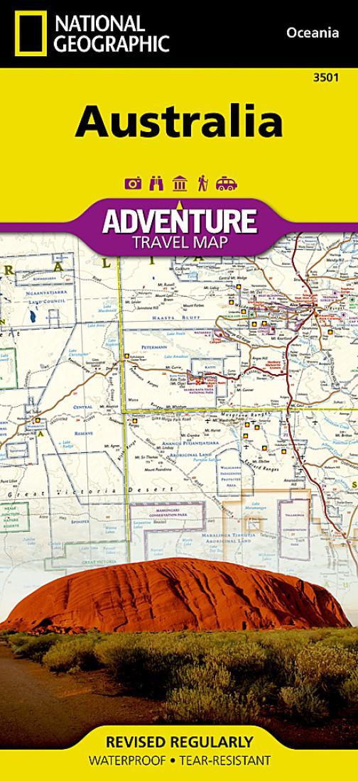 Australia Adventure Map 3501 by National Geographic Maps