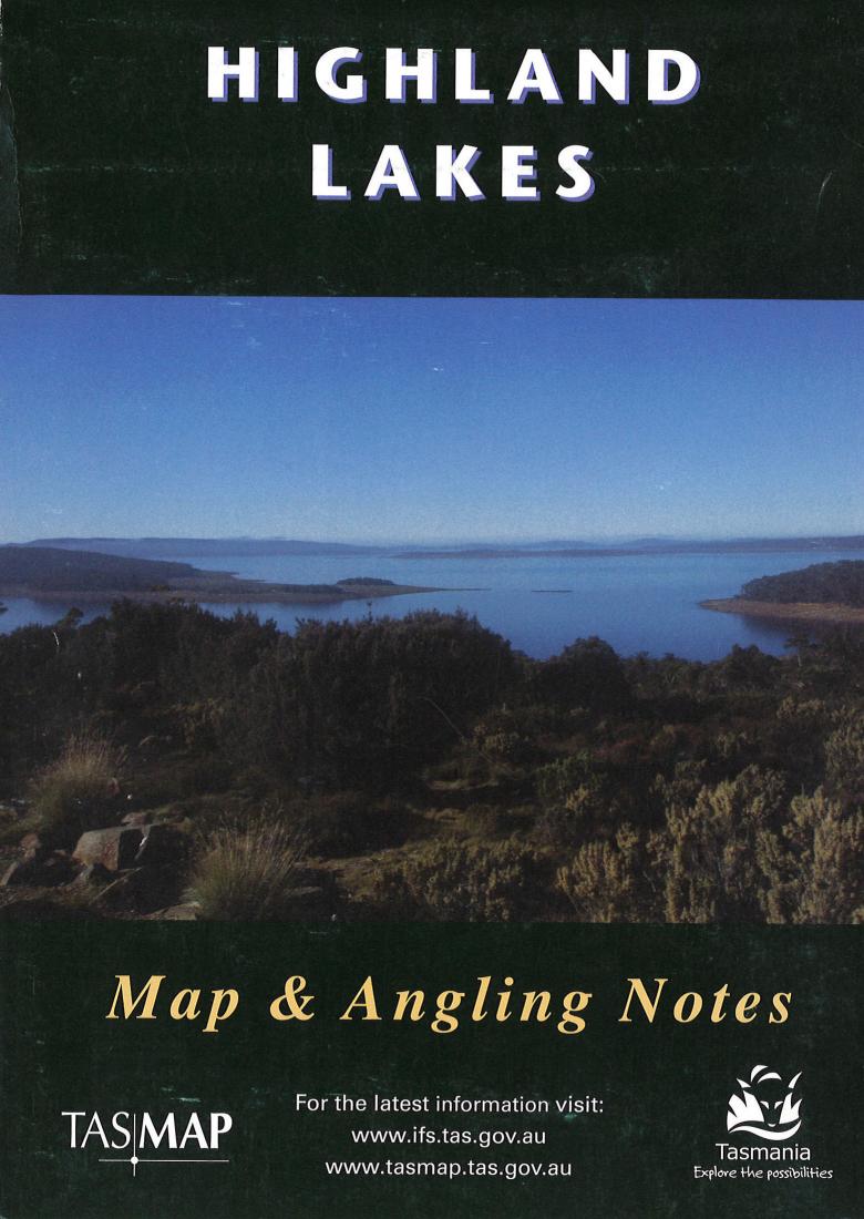 Highland Lakes Map by TASMAP