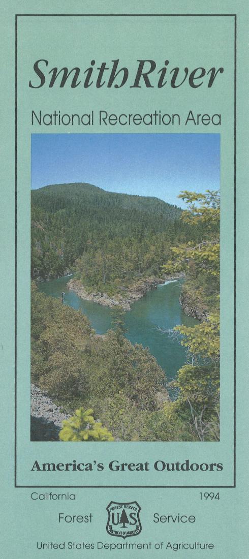 Smith River National Recreation Area Map by United States Forest Service