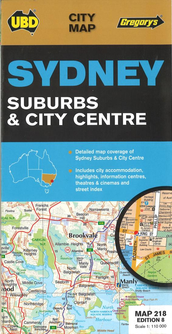 Suburbs Of Sydney Australia Map
