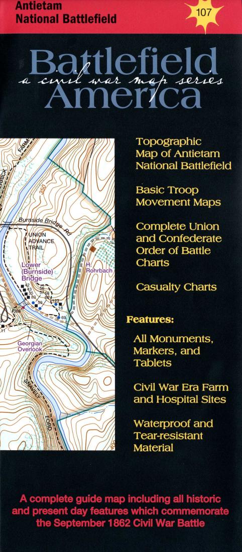 Antietam National Battlefield, Map 107 by Trailhead Graphics, Inc.