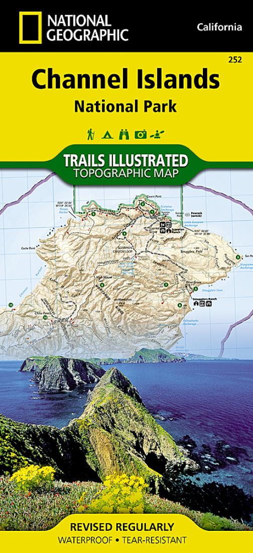 Channel Islands National Park, Map 252 by National Geographic Maps