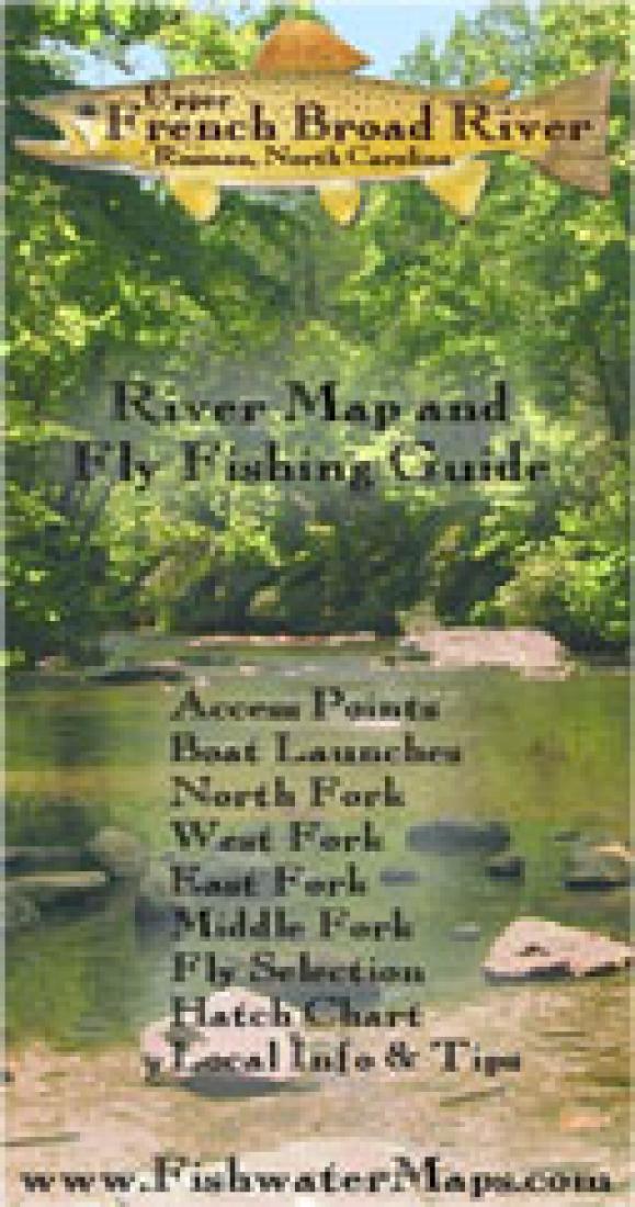Upper French Broad River NC River Map and Fly Fishing Guide by ...