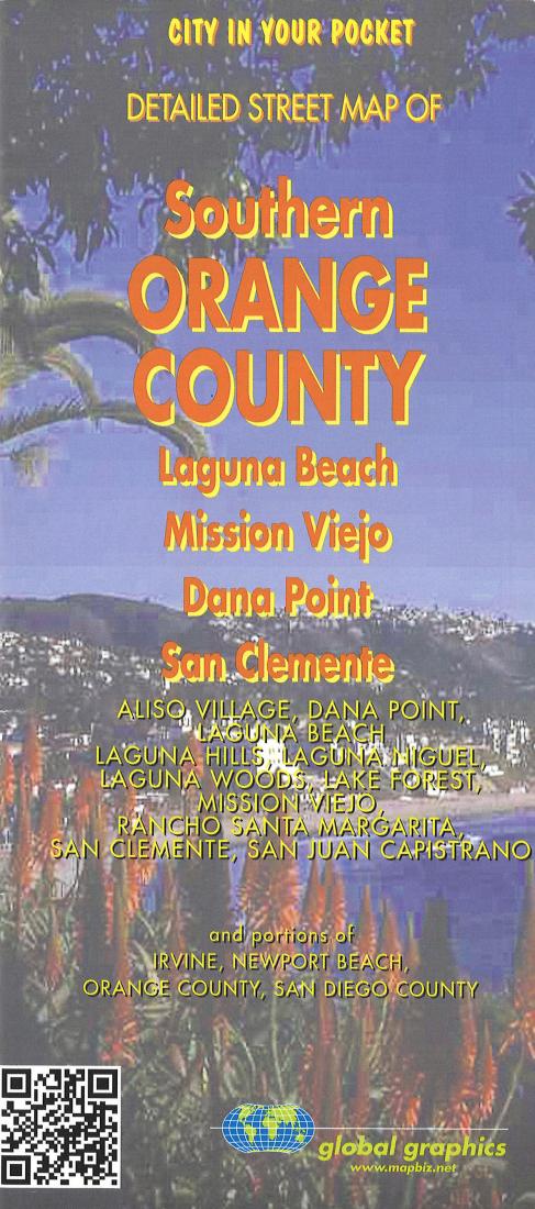 Southern Orange County City Map by Global Graphics