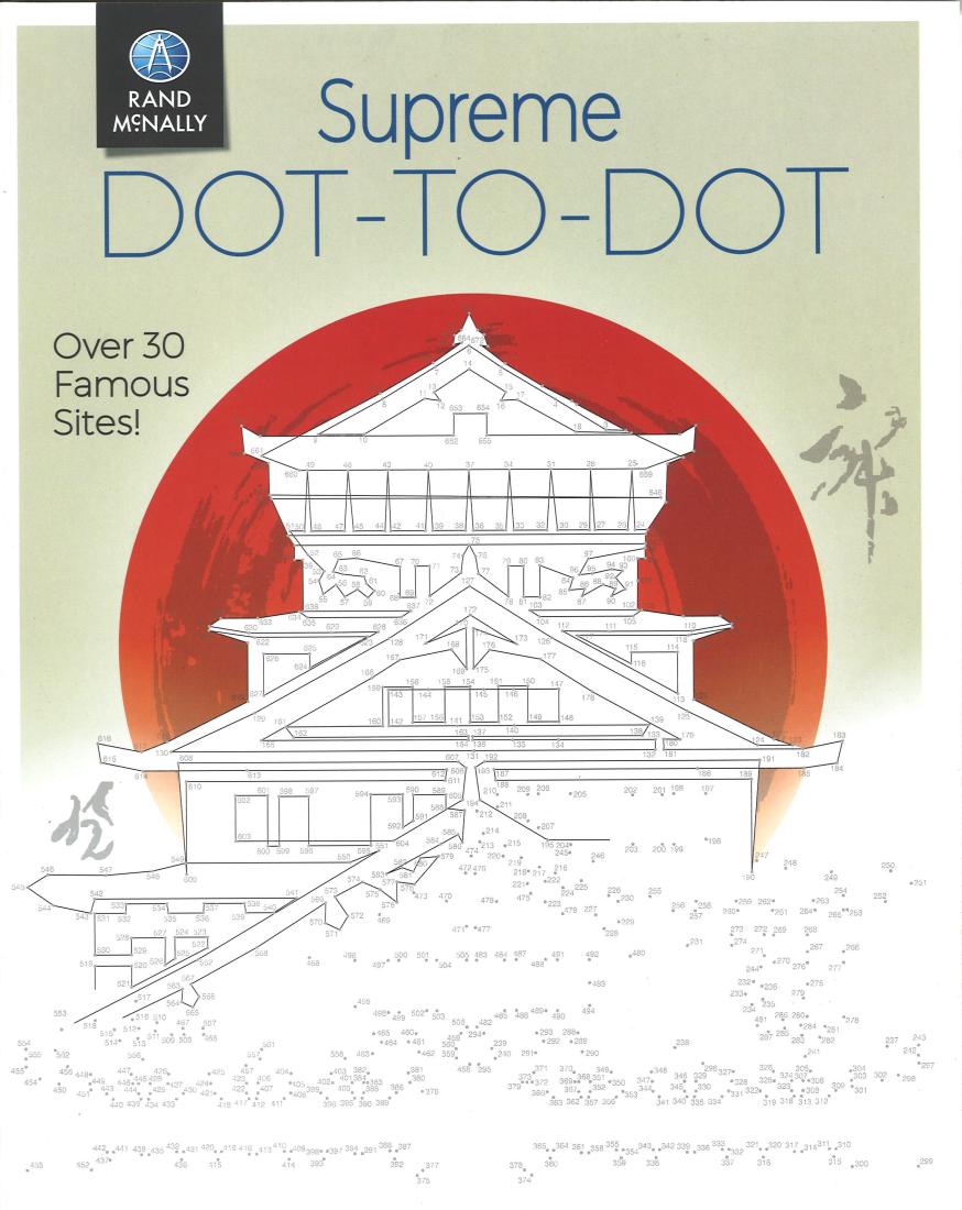 Supreme Dot-to-Dot Coloring by Rand McNally