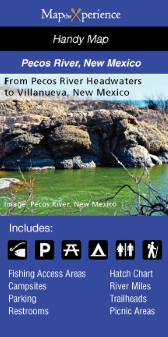 Pecos River, NM Fishing Map by Map The Xperience